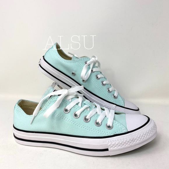 Converse | Shoes | Converse Ctas Canvas Low Top Teal Tint W Authentic ...